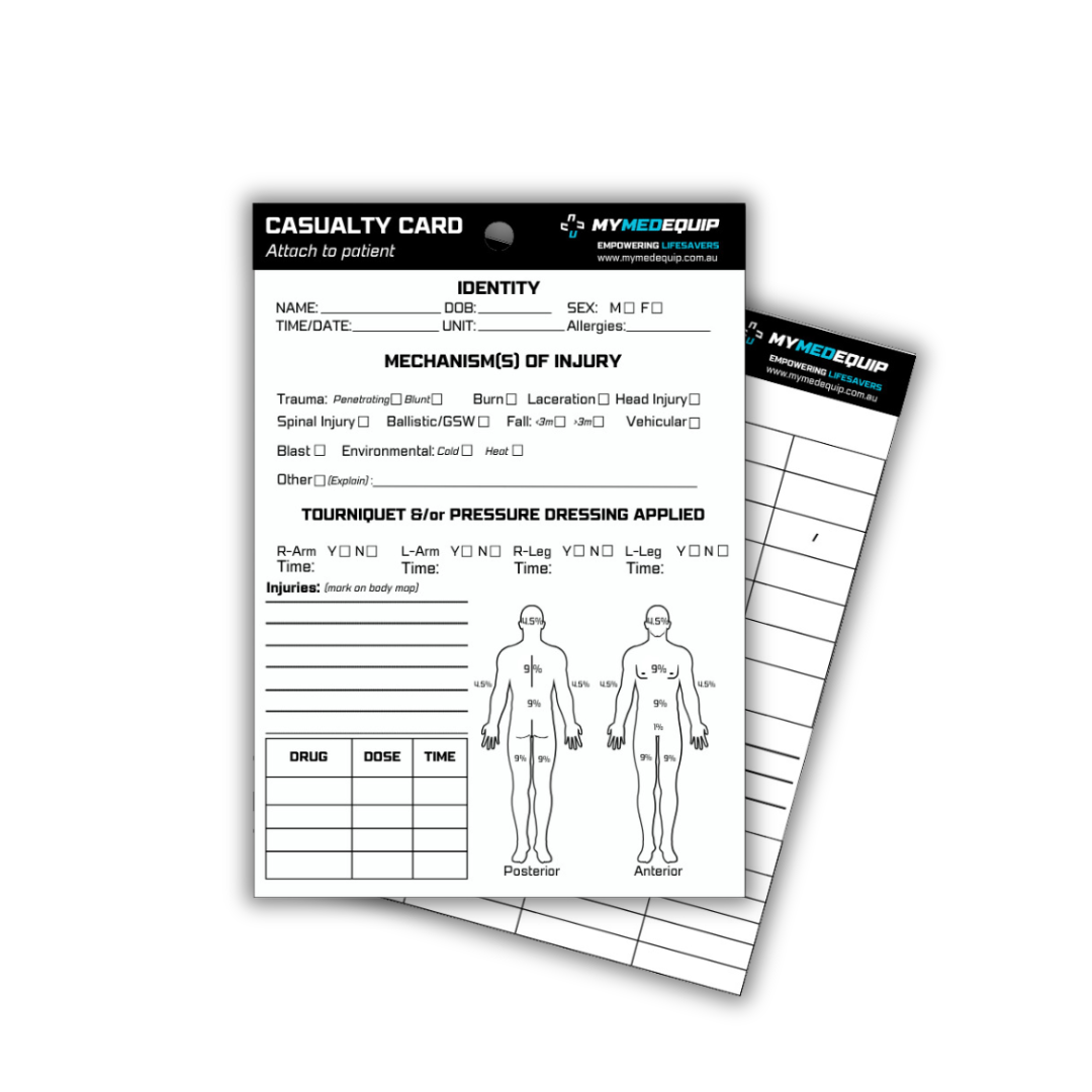 Casualty Card – MyMedEquip